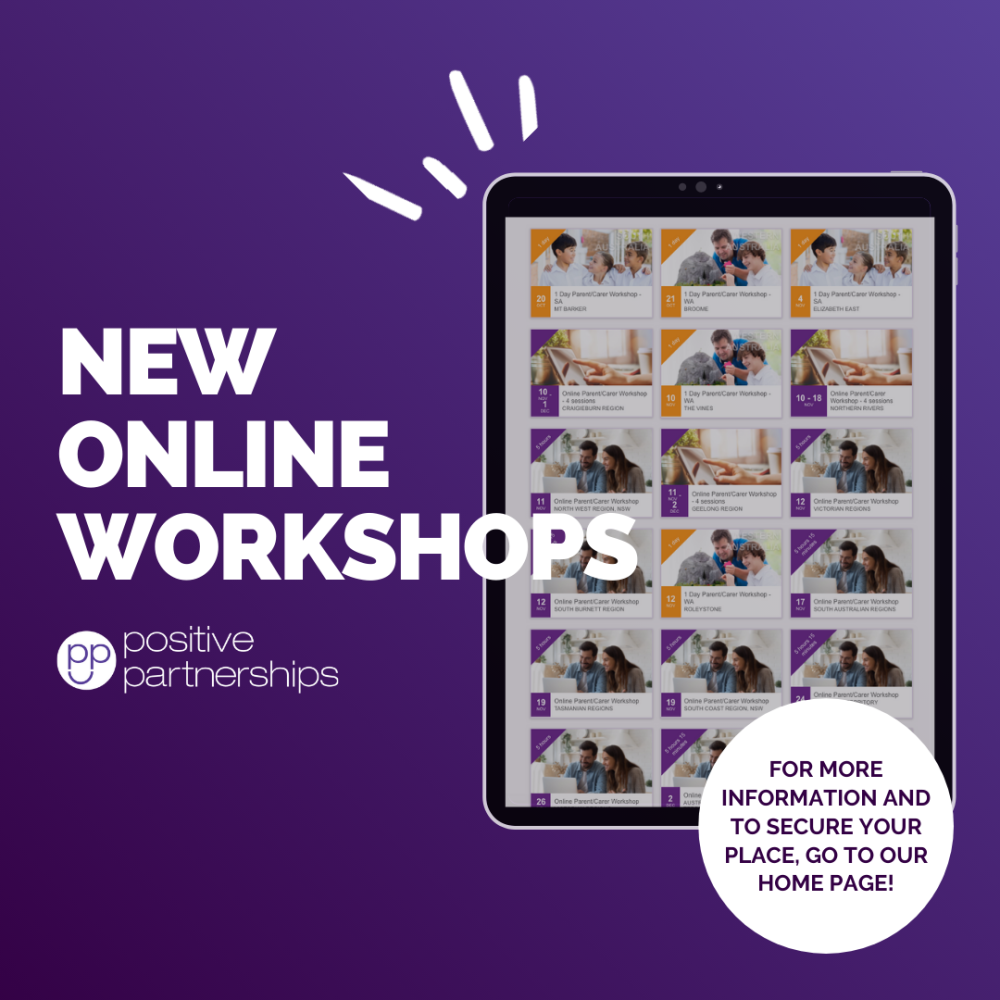 Positive Partnerships | New Online Parent Carer Workshops